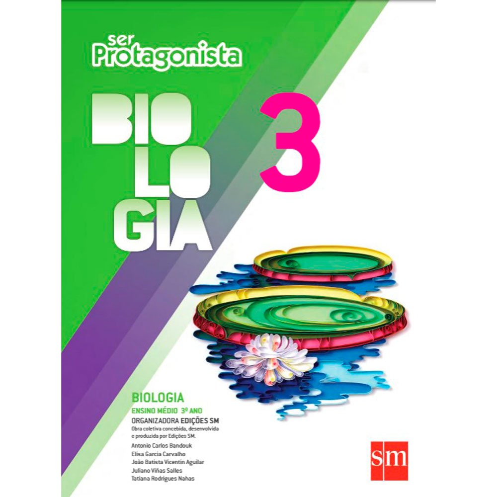 Livro Ser Protagonista Biologia 3 Editora SM (MP)