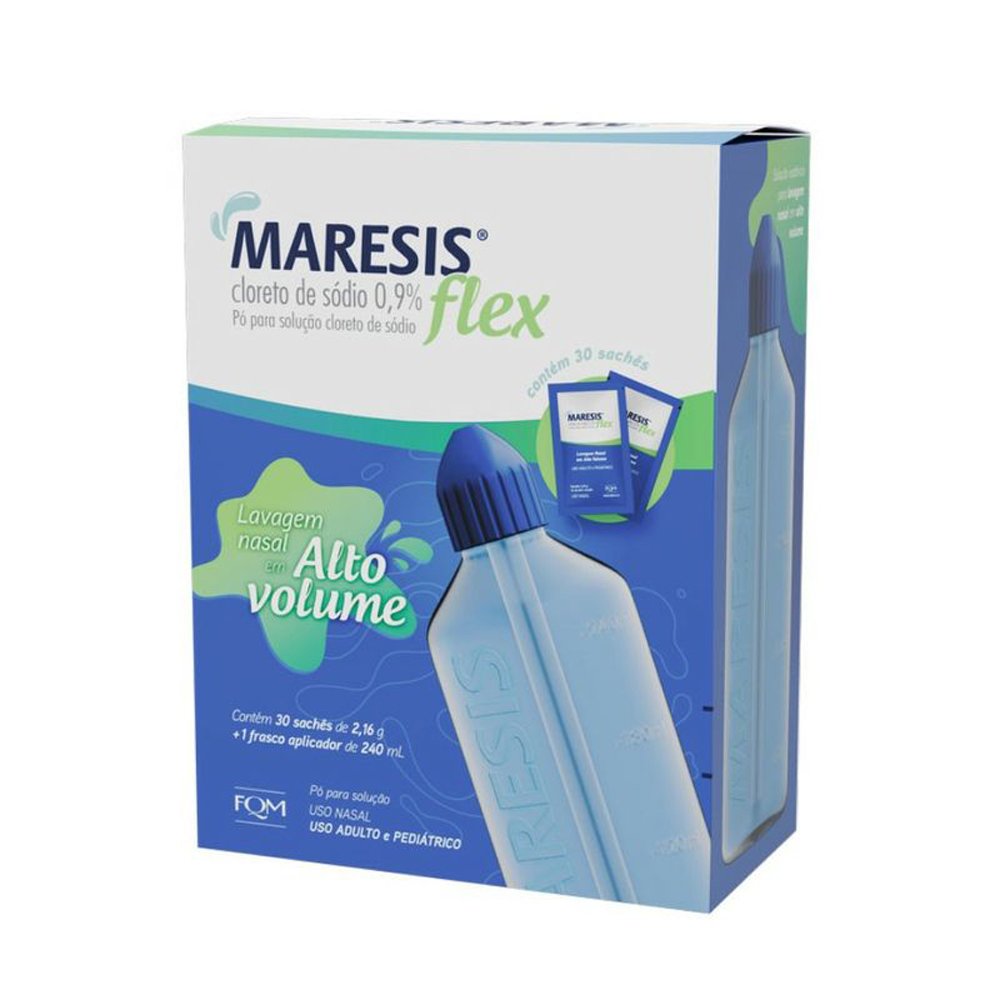 Maresis Flex 2,16g Pó Kit 30 Envelopes + Frasco