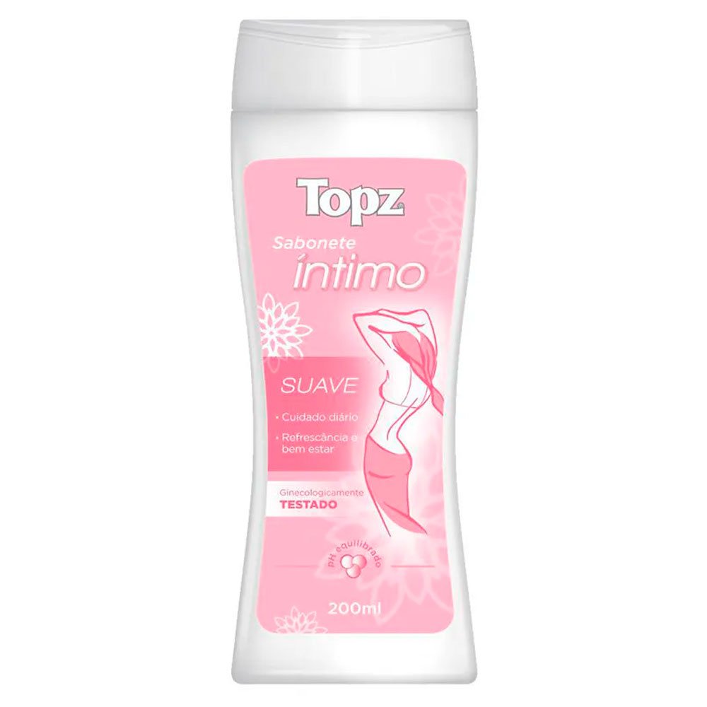 Sabonete Líquido Íntimo Topz Suave 200ml