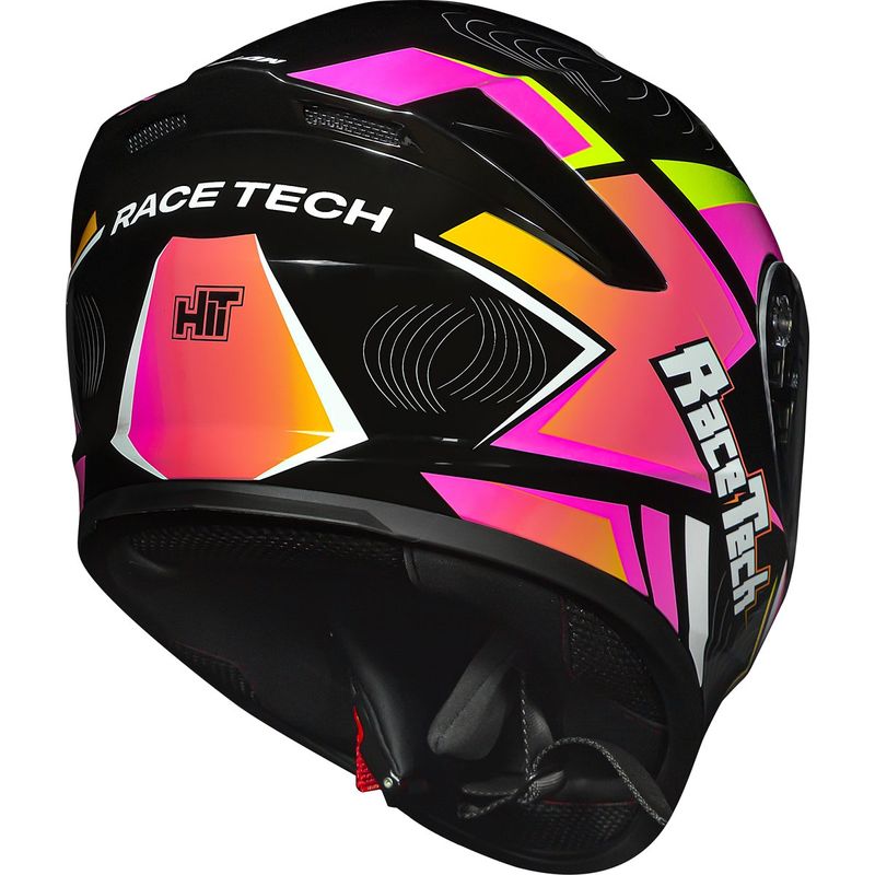 Capacete Race Tech Hit Draw Preto Rosa 62 (MP)