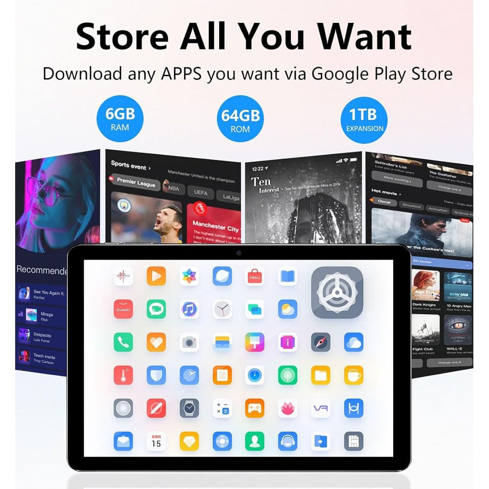 Tablet Android 13 EcoPad 6GB/64GB A-BI