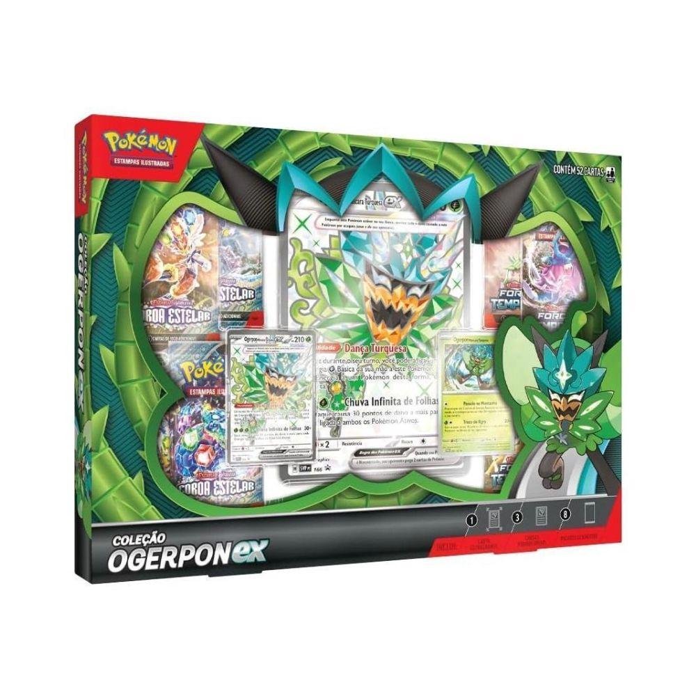 Box Pokémon Copag Orgepon EX Com 52 Cartas (MP)