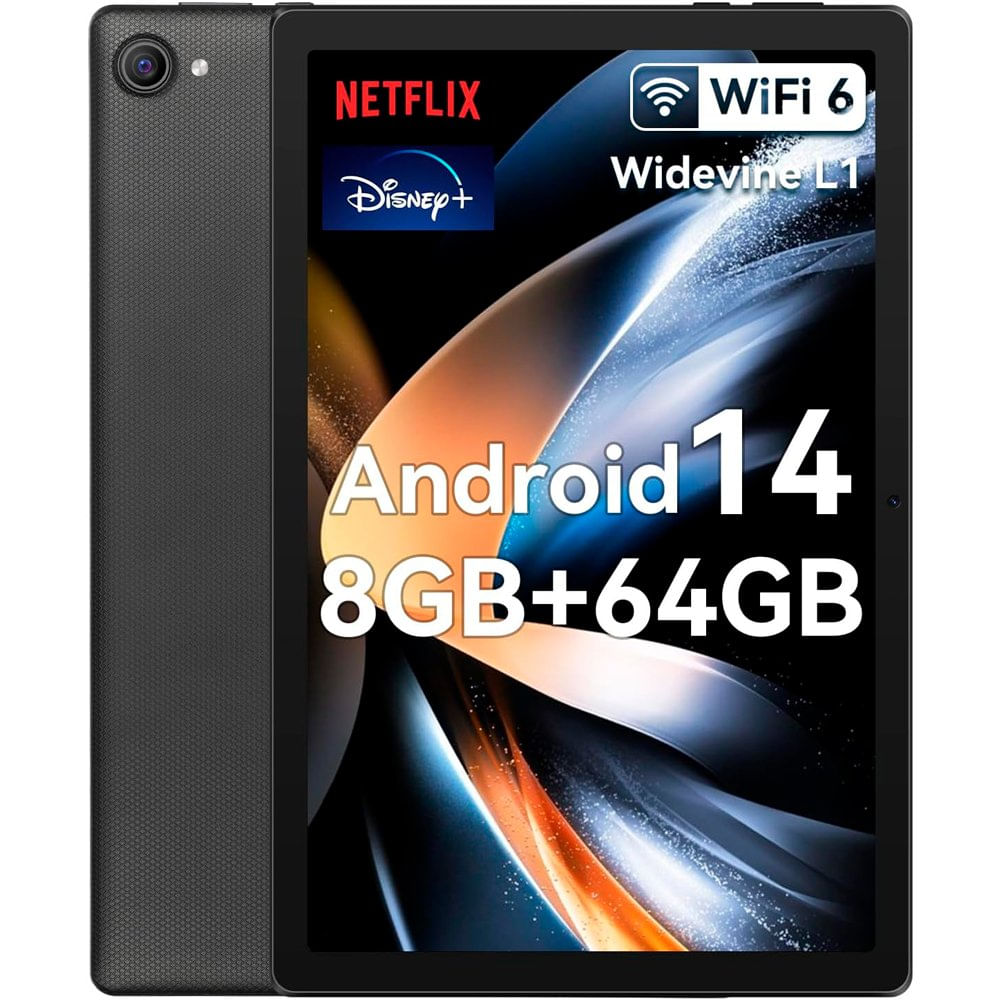 Tablet Higrace Preto 64GB Android 10 Tela 10" Câmera 8MP (BI)