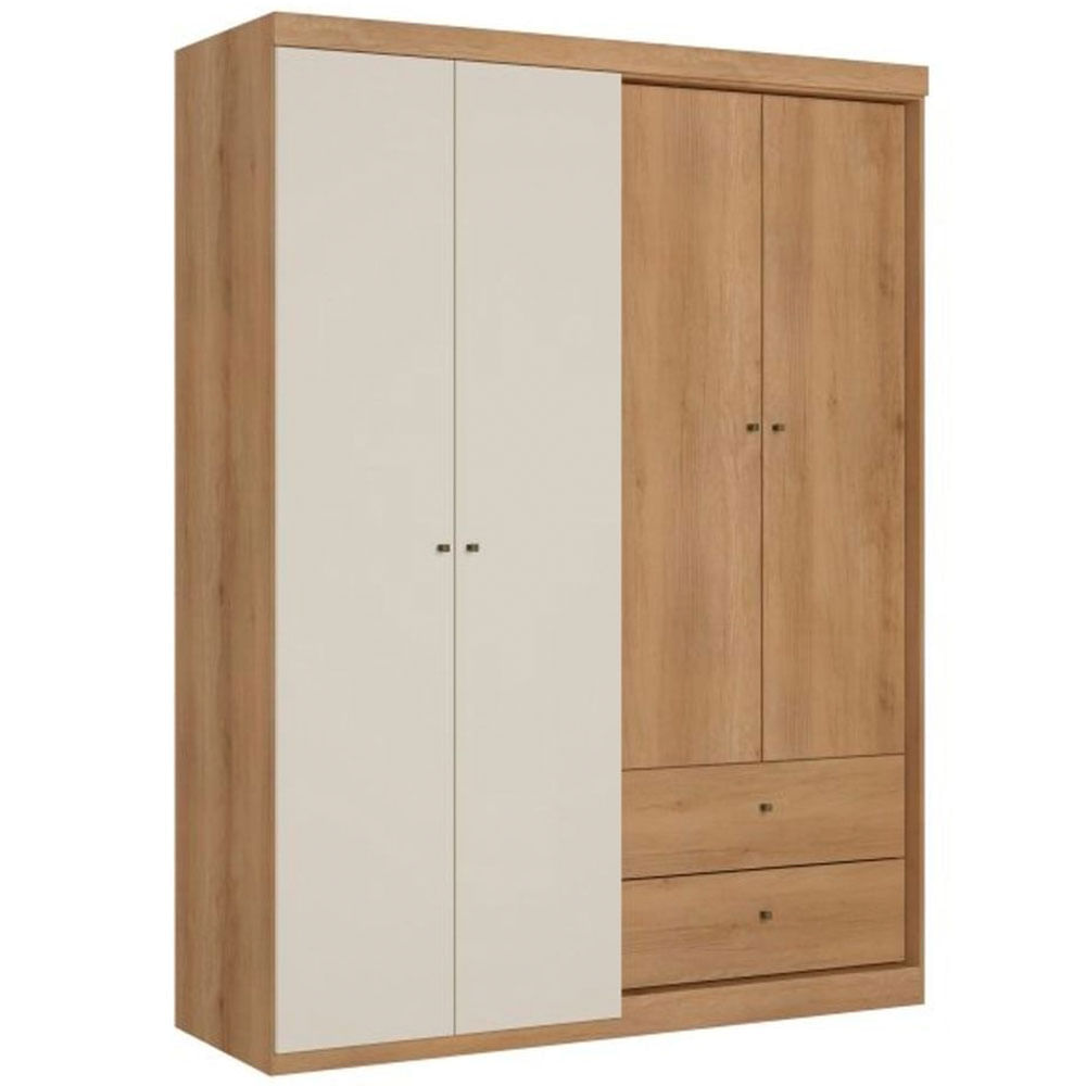Guarda-Roupa 4 Portas 2 Gavetas THB Star 5852