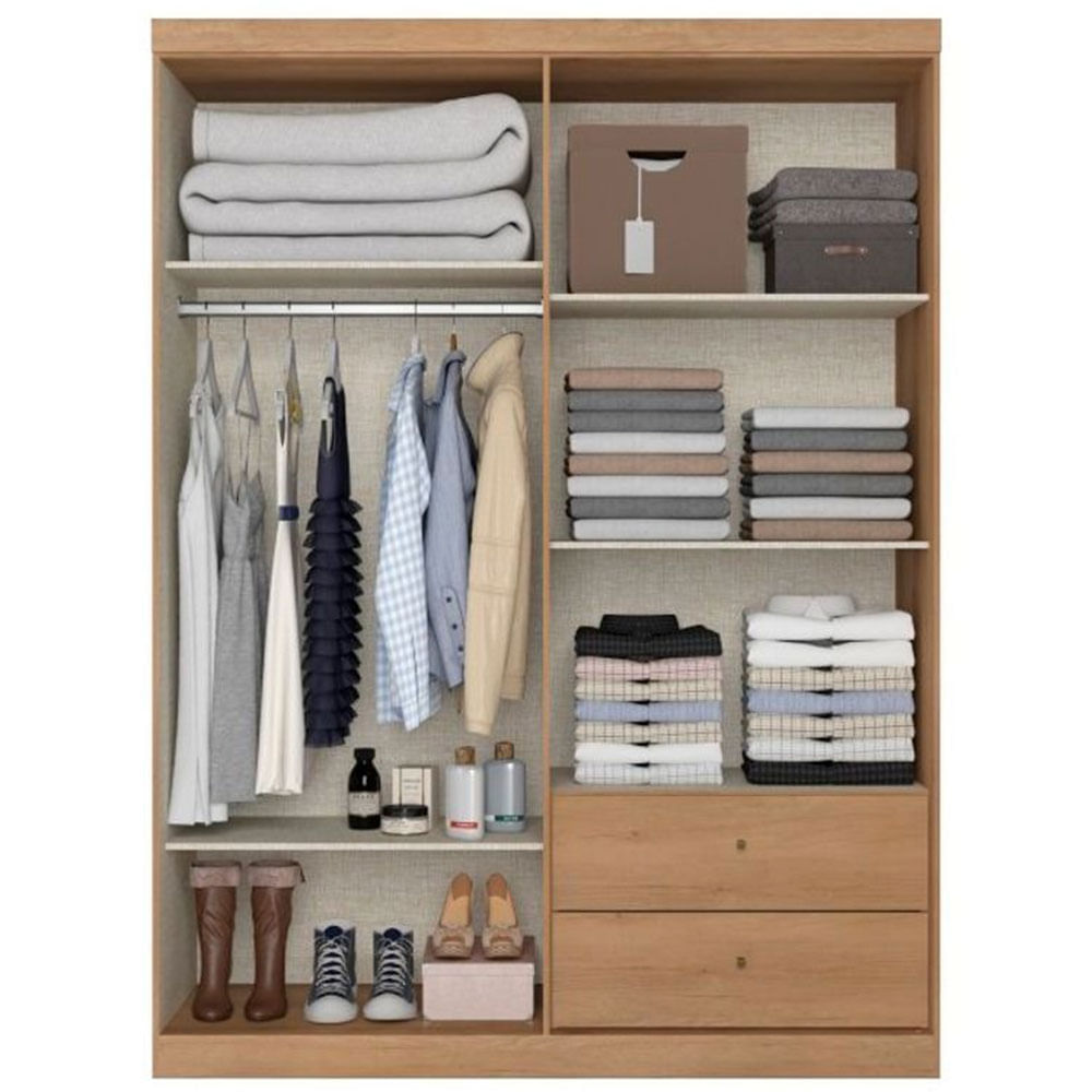 Guarda-Roupa 4 Portas 2 Gavetas THB Star 5852