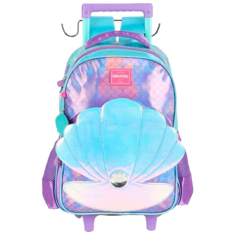 Mochila de Rodinhas Concha Luxcel Violeta