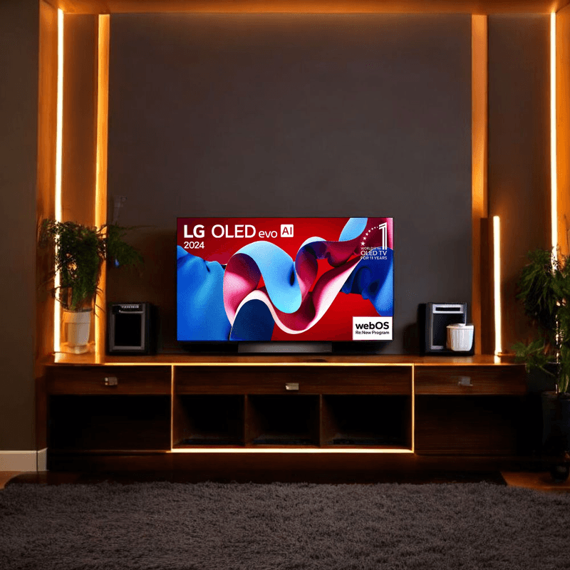 Smart TV 4K 65" LG OLED Evo Design Ultra Slim OLED65C4