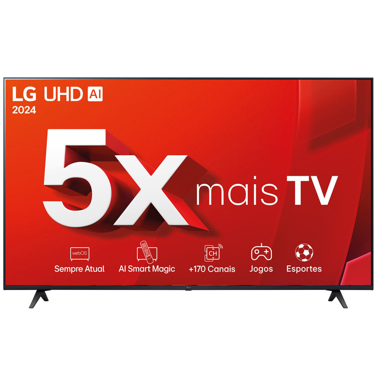 Smart TV 4K 55" LG UHD webOS 24 55UT8050 | Bemol