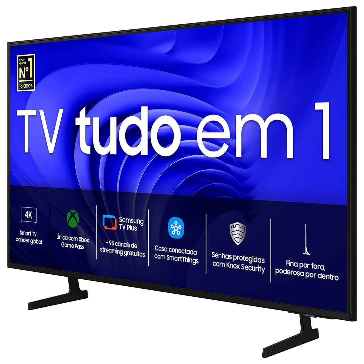Smart TV 4K 43" Samsung UHD Gaming Hub Alexa Built in 43DU7700 | Bemol