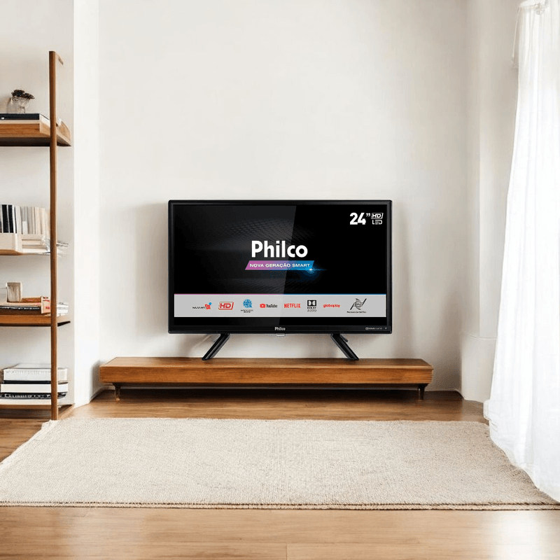 Smart TV LED 24" Philco Midiacast PTV24G50SN (MP)
