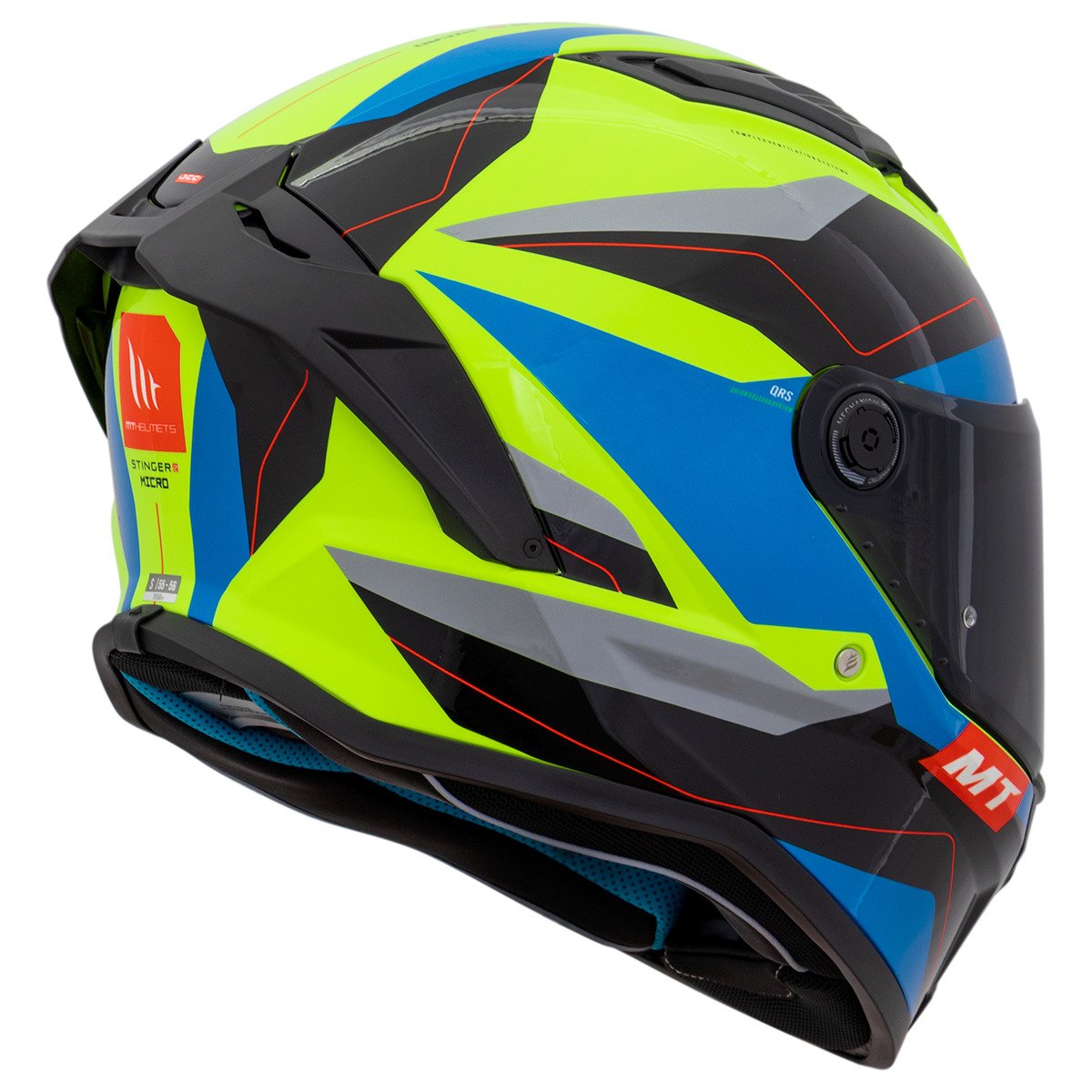 Capacete MT Helmets Stinger 2 Micro C7 Gloss 60 (MP)