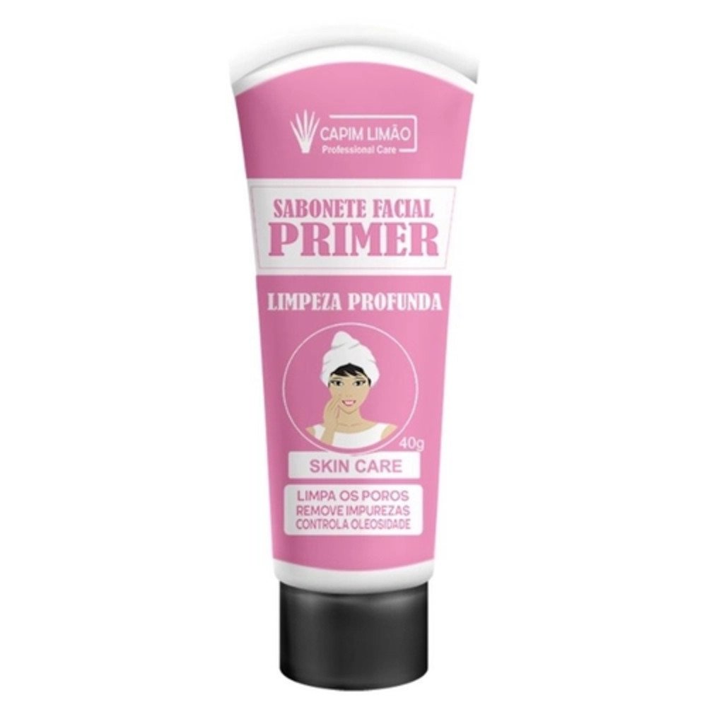Sabonete Facial Capim Limão Limpeza Profunda 40g