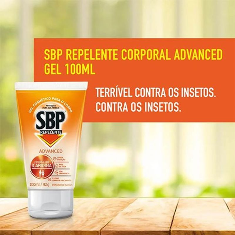 Gel Repelente SBP Advanced Familiar 100ml