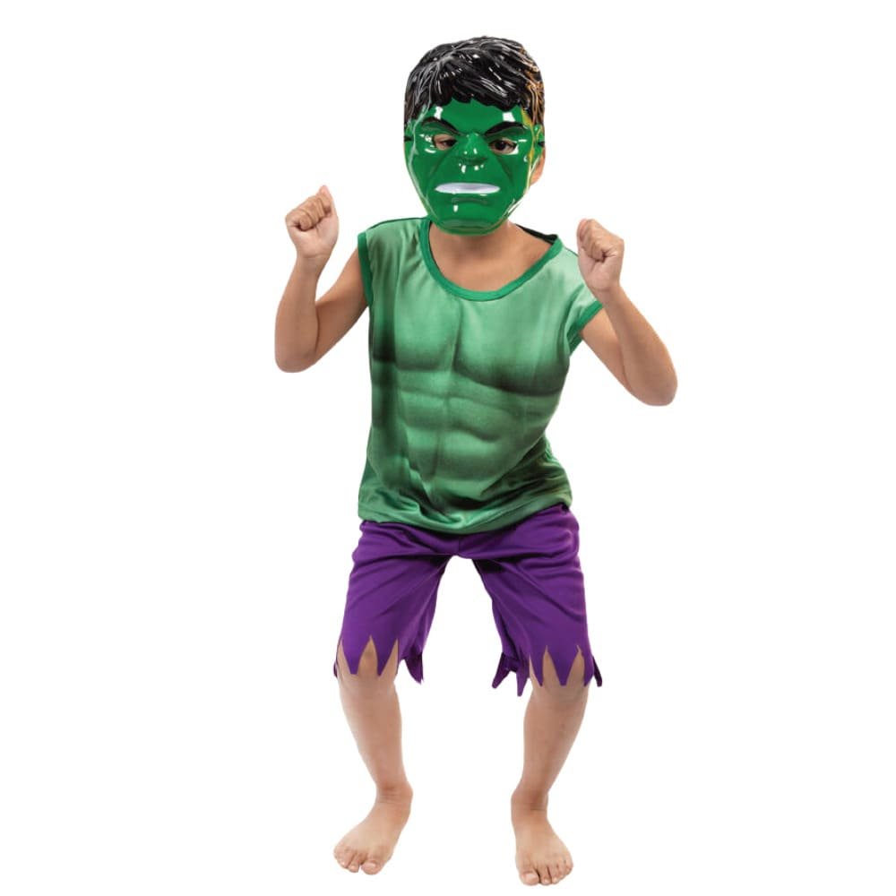 Fantasia Infantil Hulk Ione E Eduardo Tamanho M (MP)