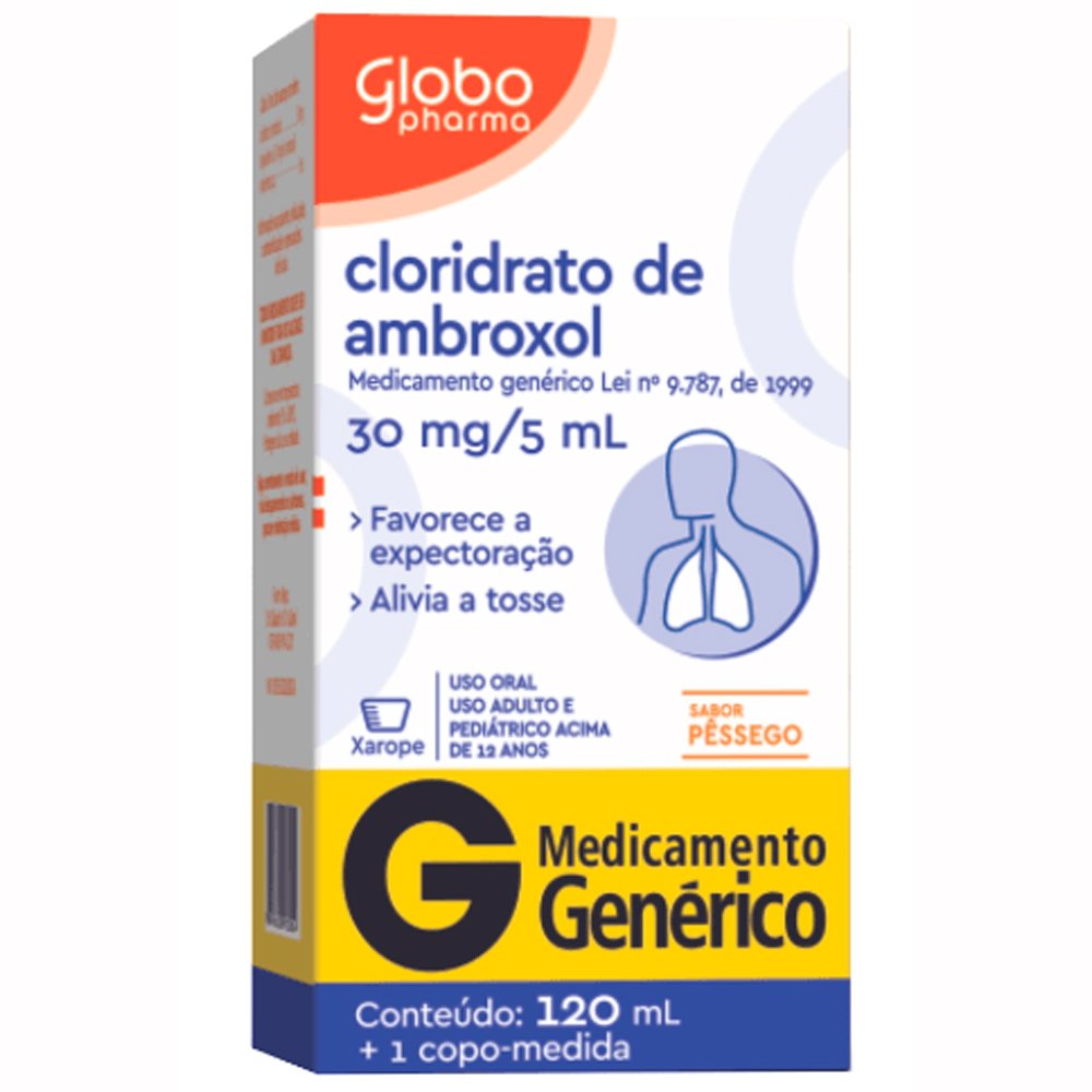 Xarope Cloridrato de Ambroxol 30mg/5ml 120ml