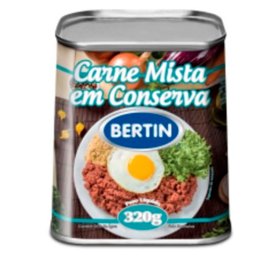 Carne Mista Conserva Bertin Lata 320g