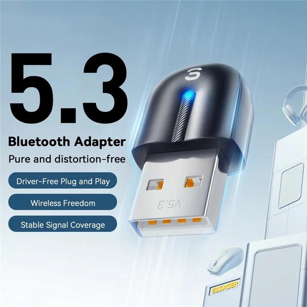 Adaptador Bluetooth Essager 5.3 USB (MP)
