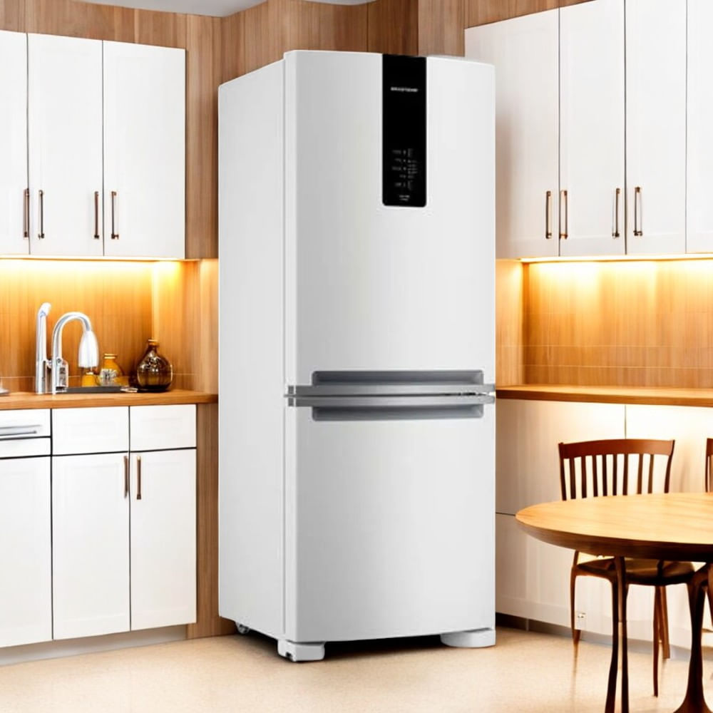 Geladeira Brastemp Inverse Smart Flow 447 Litros Branca BRE57FB