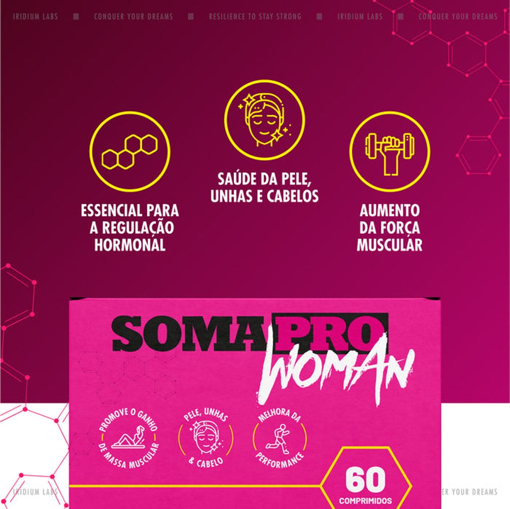 Soma Pro Woman ZMA Iridium 60 Comprimidos