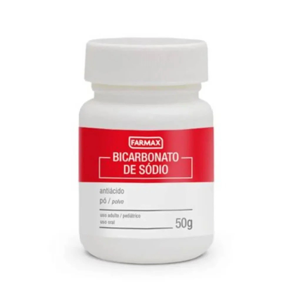 Bicarbonato de Sódio Farmax em Pó 50g