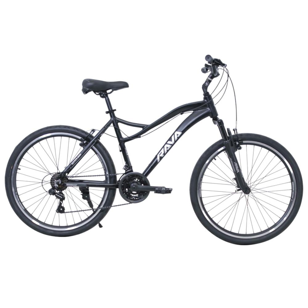 Bicicleta JPP Rava Bolt Aro 26 21 Velocidades Shimano Preto E Cinza (MP)