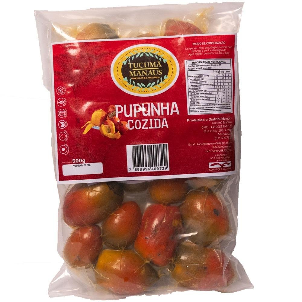 Pupunha Pré Cozida Tucumã Manaus 500g (MP)