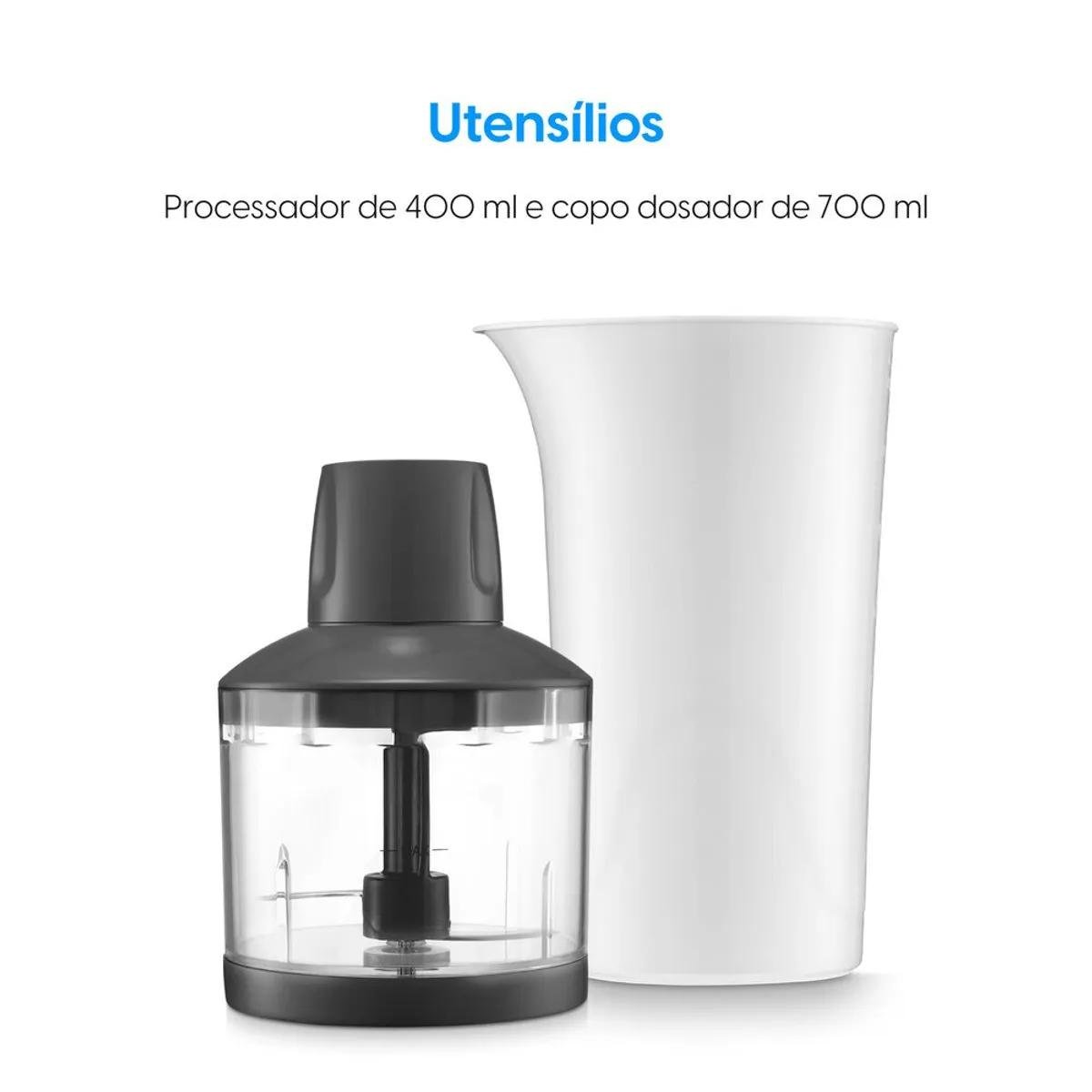 Mixer Elgin Power Inox Lunar 3 Em 1 127V Preto (MP)