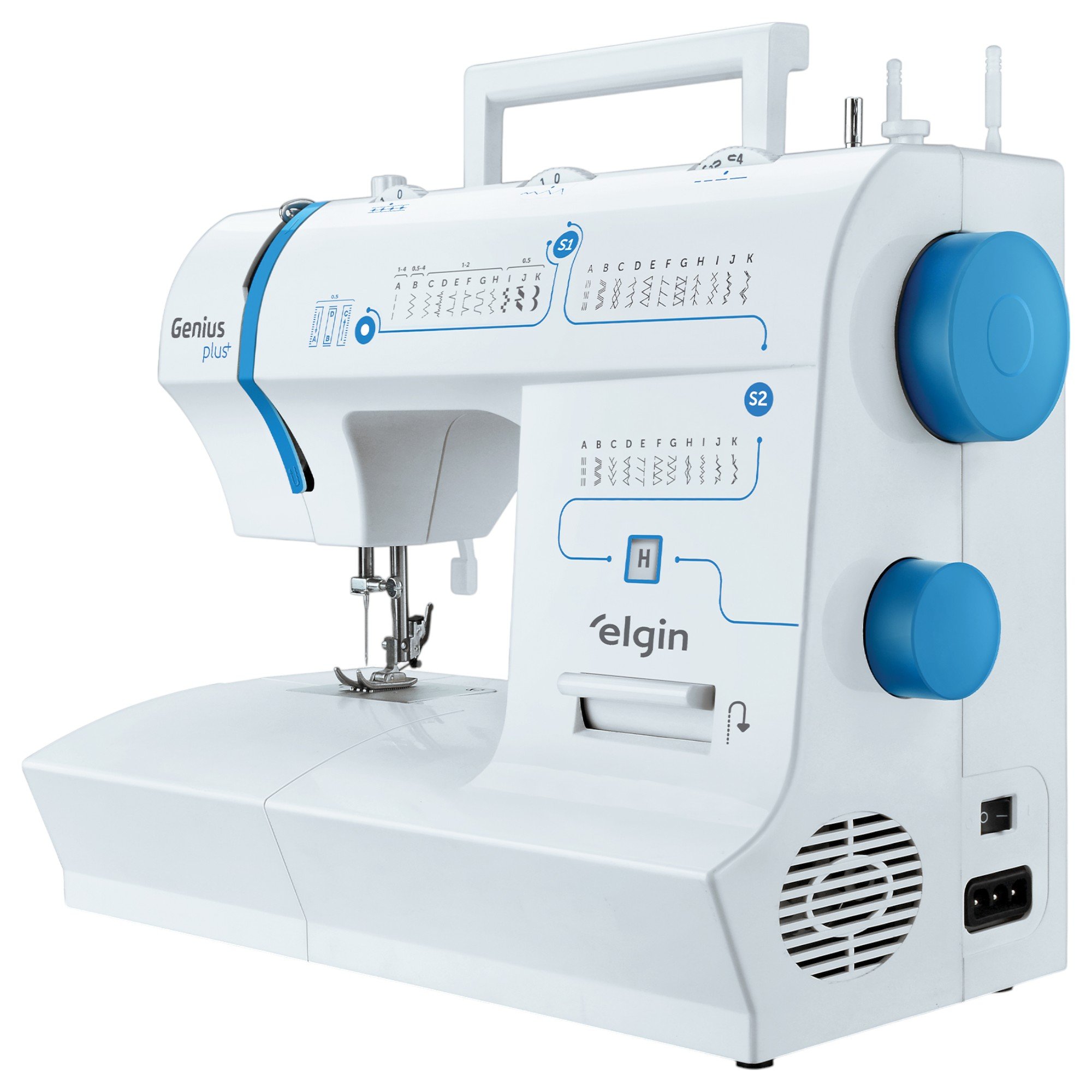 Máquina De Costura Elgin Genius Plus 127V JX4035 (MP)