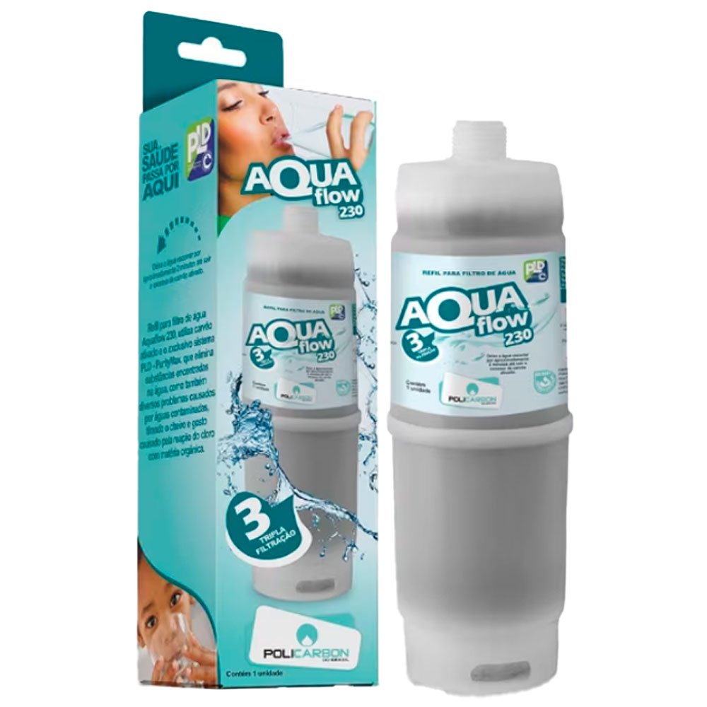 Refil Para Purificador De Água Aquaflow 200 Policarbon (MP)