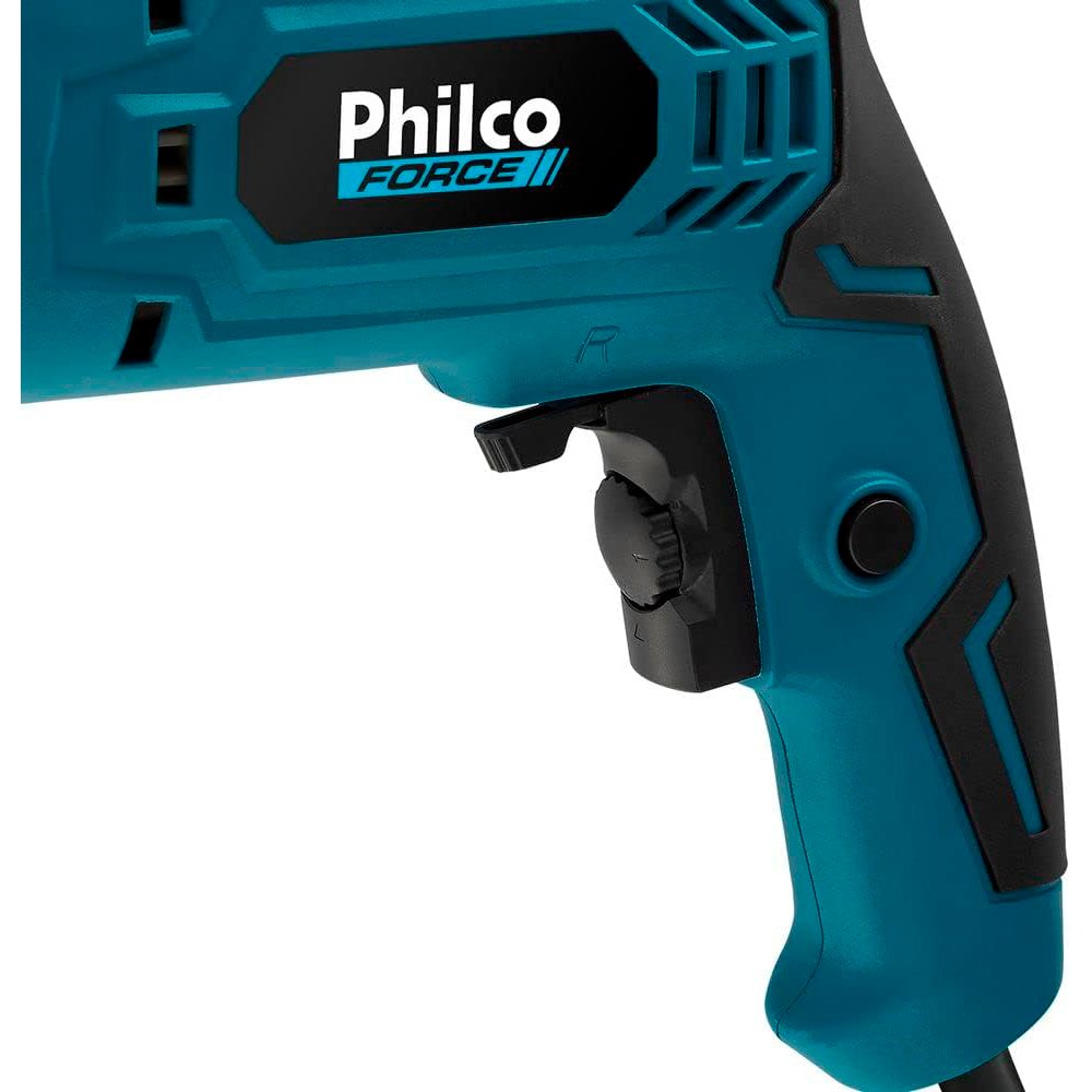 Furadeira Philco Force 650w com Maleta Azul/Preta