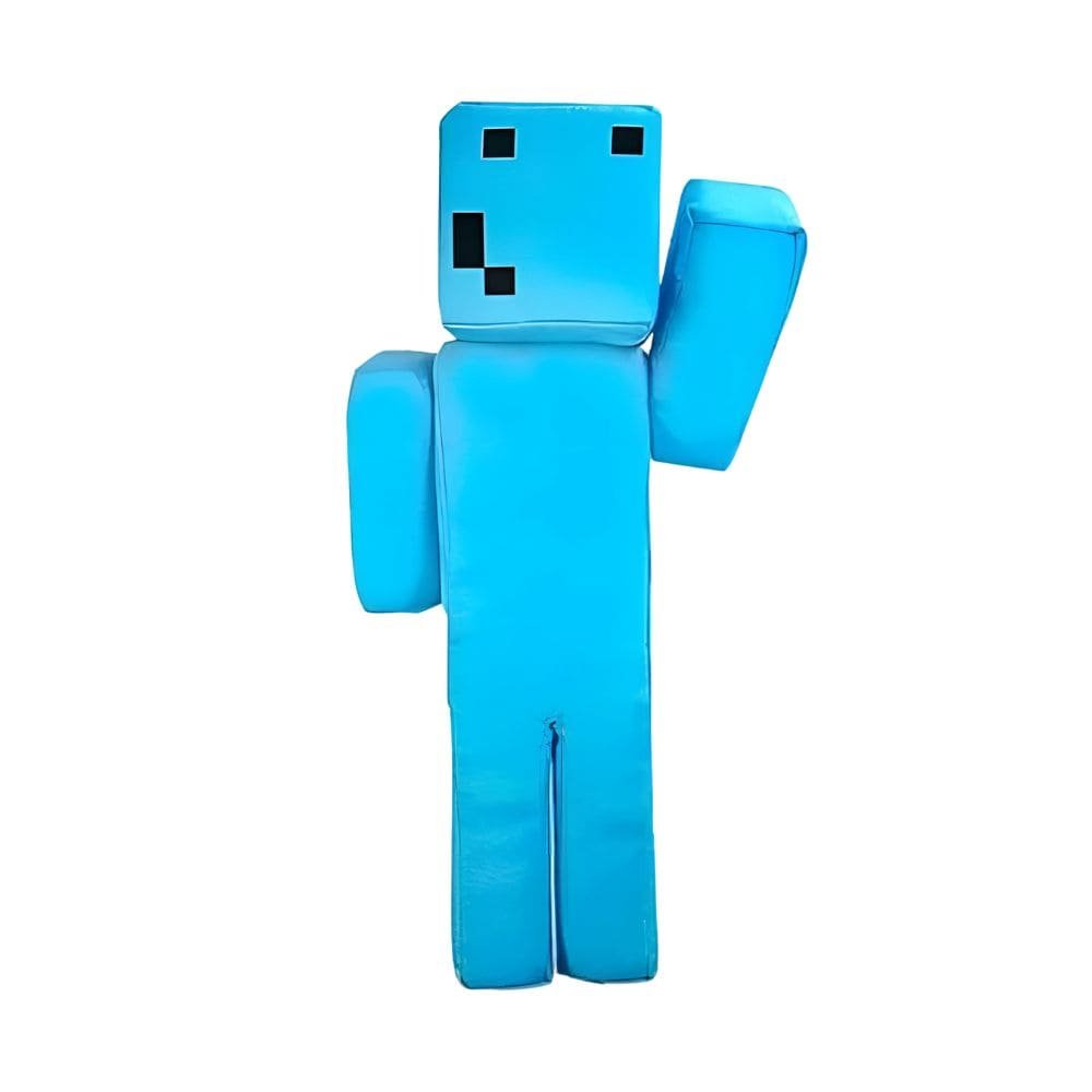 Boneco Youtuber Problemas Minecraft Cosmo Kids 35cm Azul (MP)