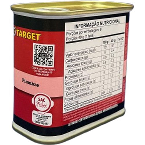 Conserva Target Fiambre abre fácil 320g