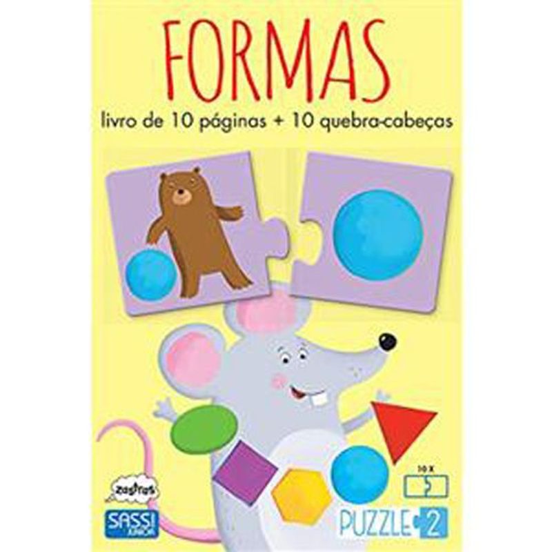 Livro Formas Puzzle 2 Editora Nobel