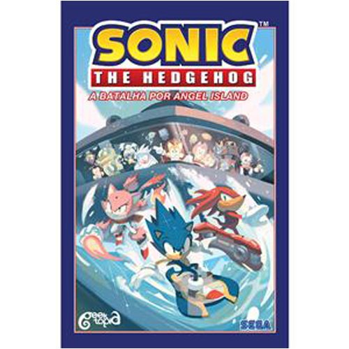 Livro Sonic The Hedgehog Vol 03 A Batalha Por Angel Island + Poster ...