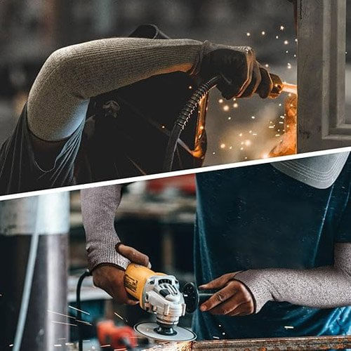 Mangas de Proteção ORISTOUT 2 Peças Cinza A-MBI