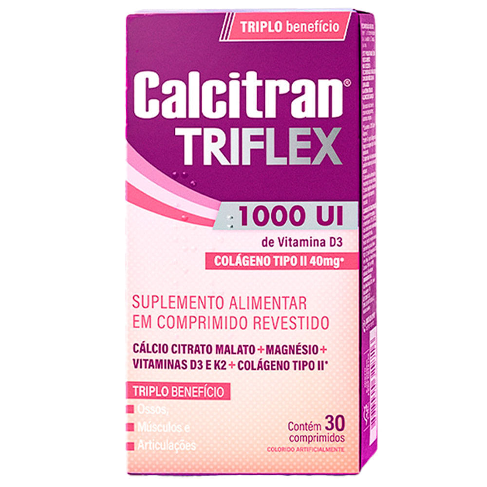 Calcitran Triflex 30 Comprimidos FQM