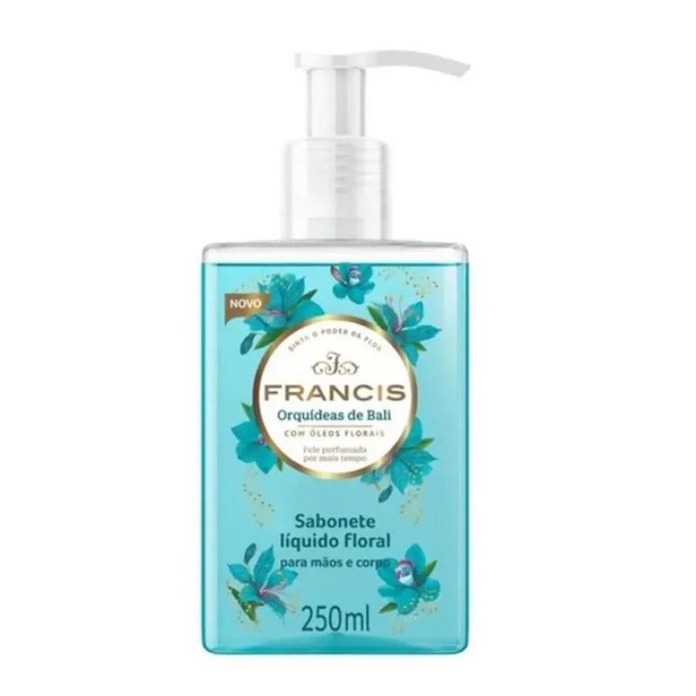 Sabonete Líquido Francis Corporal Pump Azul 250ml