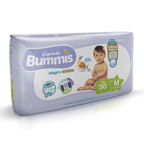 Fralda Bummis Premium Mega M 6x50