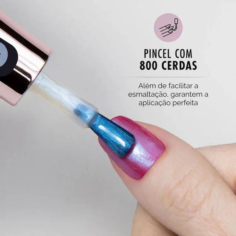 Esmalte Risqué Diamond Gel Top Coat Fixador 9,5ml