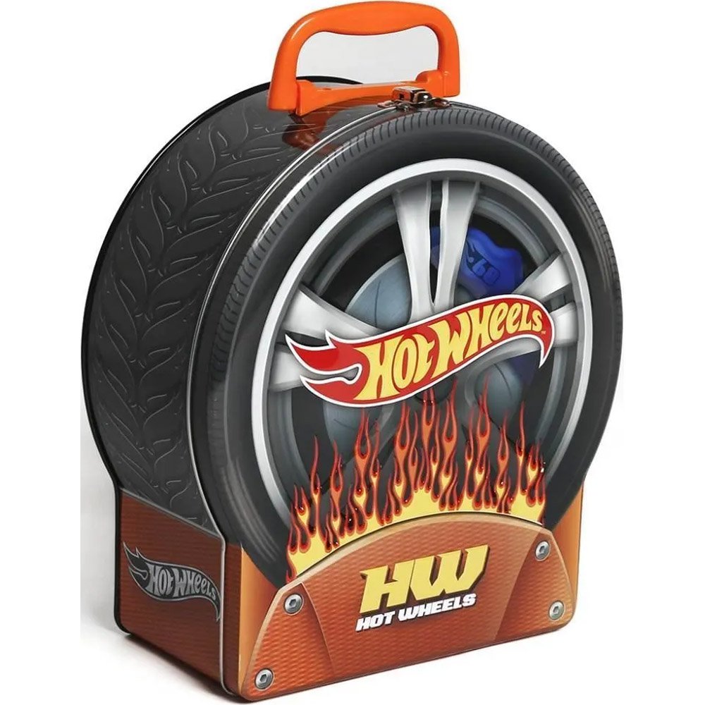 Maleta Porta Carrinho Fun Hot Wheels Roda Metálica | Bemol