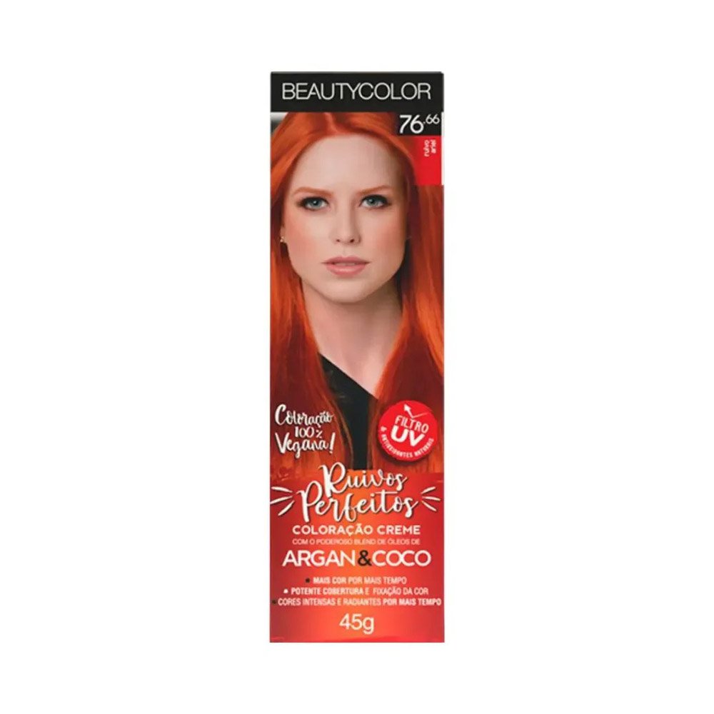 Coloração Beauty Ind 76.66 Ruivo Ariel
