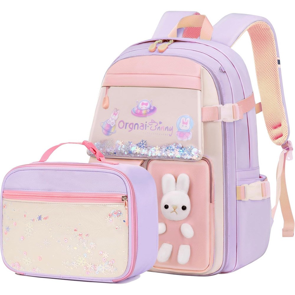 Mochila Coelho para Meninas Gazigo Roxo A-MBI