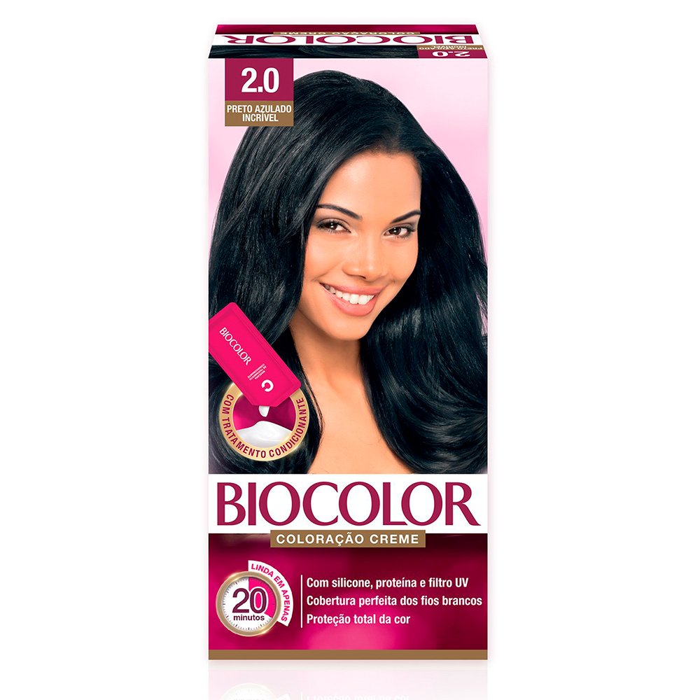 Biocolor Mini Preto Azul Incrível 2.0