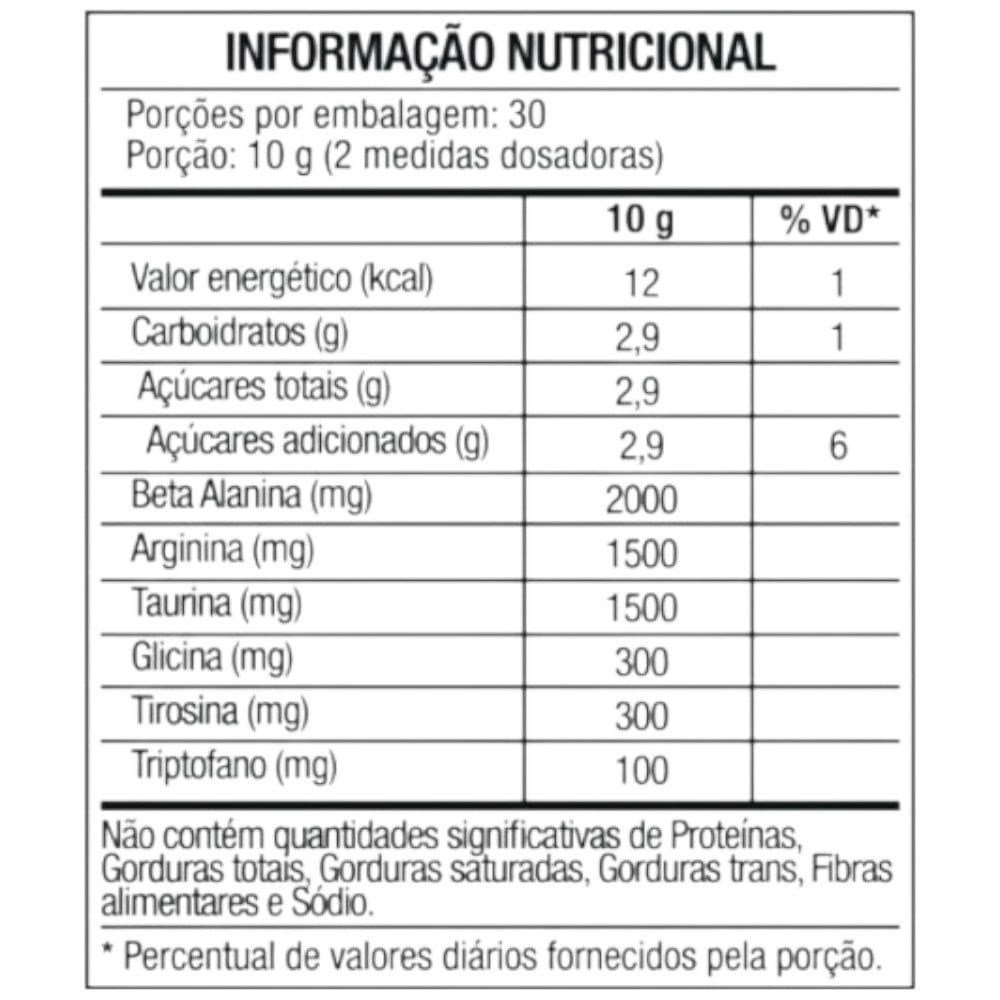 Pré-Treino Blue Nitro Night Lion Sports Red Energy 300g (MP)