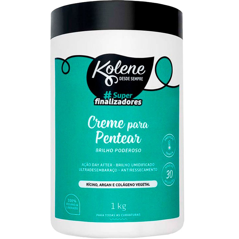 Creme Para Pentear Kolene Superfinalizadores Brilho Poderoso 1kg