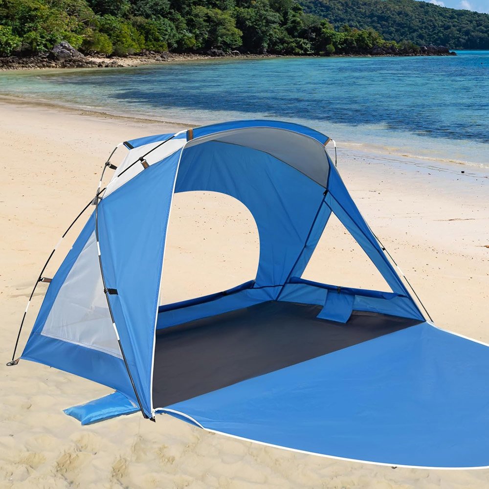 Tenda Praia Portátil UV 1 a 2 Pessoas Etto Azul | Bemol
