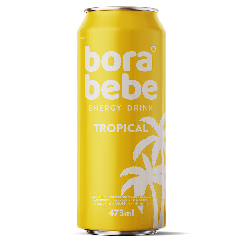 Energético Tropical Borabebe 473ml Lata | Bemol