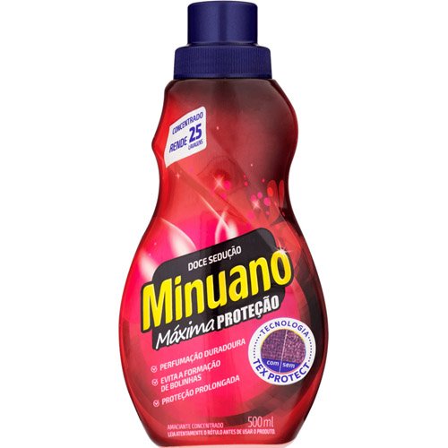 Amaciante Concentrado 500ml Minuano Rosa | Bemol