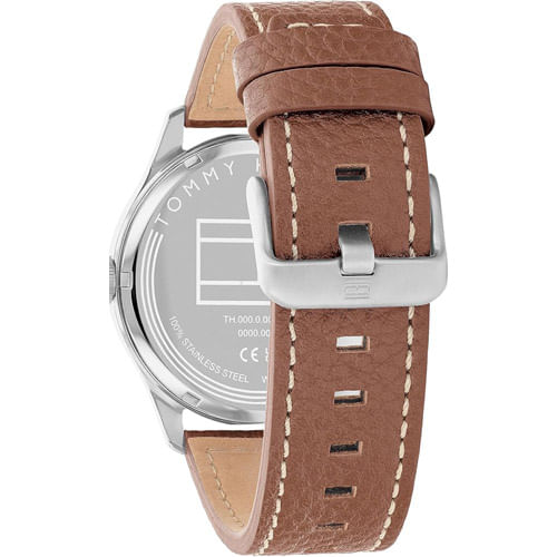 Relógio Tommy Hilfiger Masculino 1710559 Aço Inoxidável Marrom e Cinza A-BI