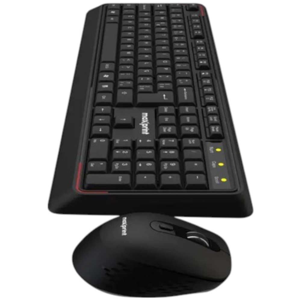 Kit Teclado e Mouse Sem Fio MaxPrint CW2000 Preto | Bemol